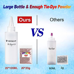 Large Tie Dye Kit for Kids and Adults - 239 Pack Permanent Tie Dye Kits for Clothing Craft Fabric Textile Party Group Handmade Project (Dye up to 60 Medium Adults T-Shirts!)