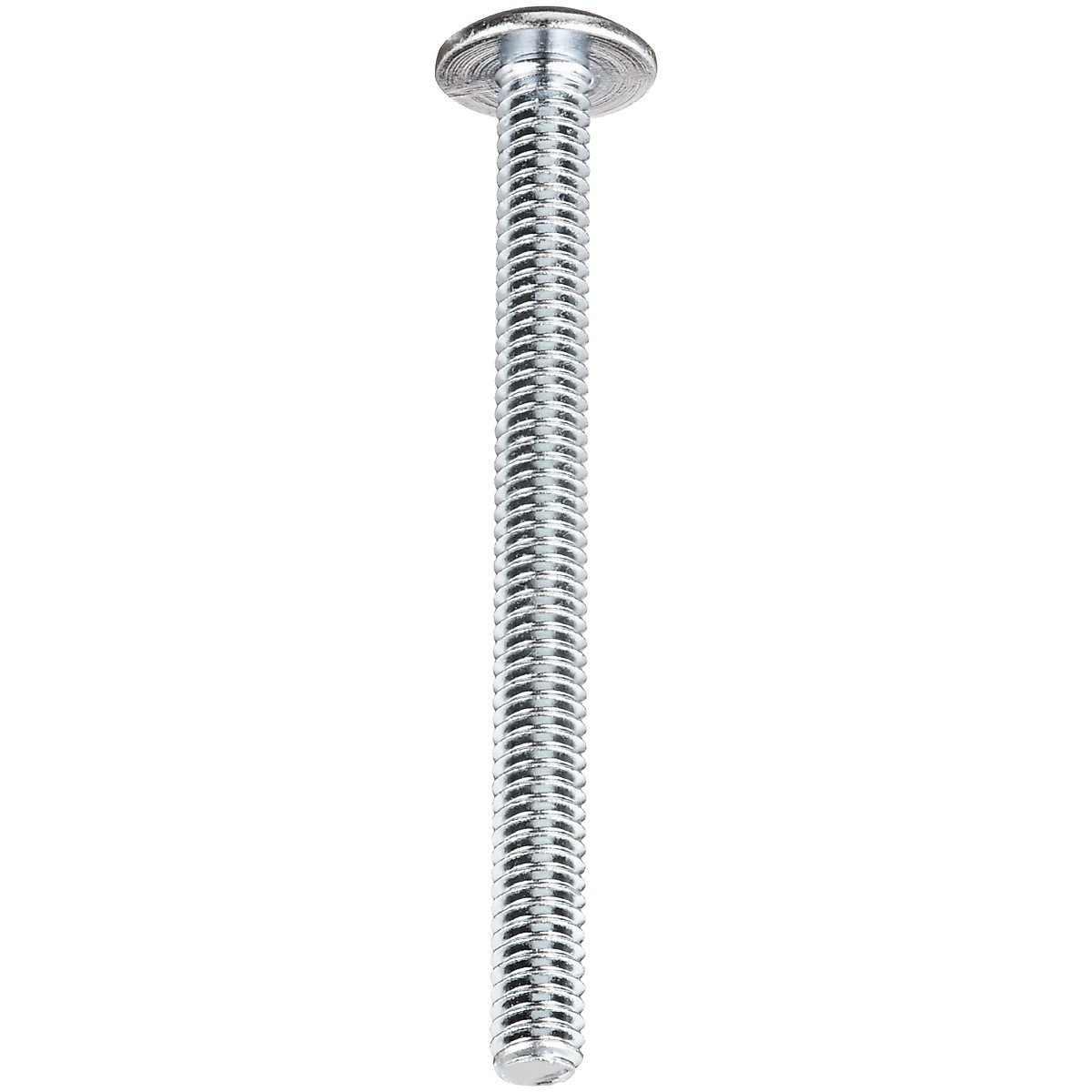 Small Parts 0830MCT Steel Truss Head Machine Screw, Zinc Plated Finish, Meets ASME B18.6.3, #2 Phillips/Slotted, #8-32 Thread Size, 1-7/8" Length, Fully Threaded, Imported (Pack of 100)