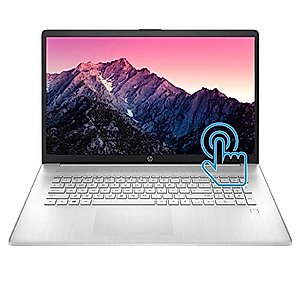 HP Pavilion Laptop (2021 Latest Model), 17.3" HD+ Narrow Bezel Touchscreen, AMD Ryzen 5 5500U Processor (Beats i7-1185G7), 32GB RAM, 1TB SSD, Long Battery Life, Win 10