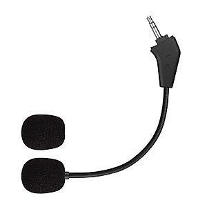 weishan HS60 Pro Mic Replacement for Corsair HS50, HS60, HS70 Gaming Headset Detachable Microphone Gaming Headset on PS5, PS4, PC, Xbox, Noise Cancelling 3.5mm Black