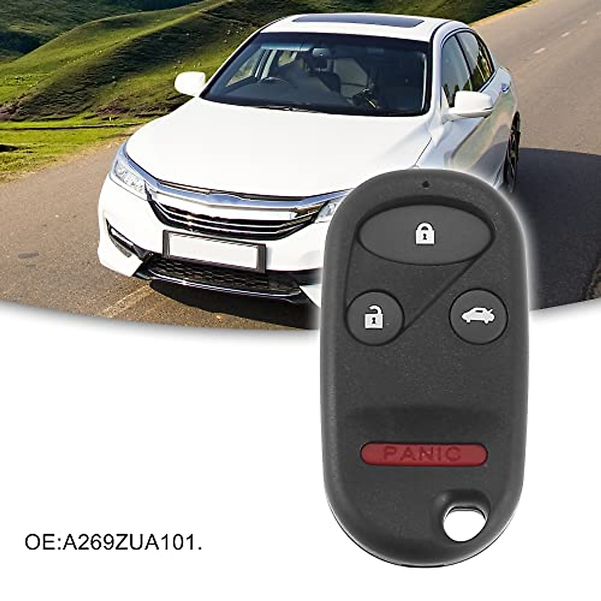 ACROPIX Keyless Entry Remote Fit for Honda Accord - Pack of 1 Black