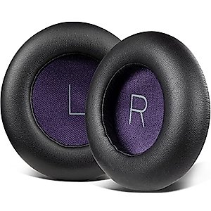 SOULWIT Replacement Ear Pads Cushions for Plantronics BackBeat Pro Wireless Noise Canceling Headphones, Earpads with Noise Isolation Memory Foam, Softer Protein Leather (Black)
