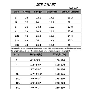 Lilychan Men's Rash Guard Swim Shirt Long Sleeve Sun Protection Compression Tops,Black,4XL