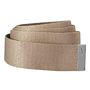 Nike Men's Standard 3 Pack Web Belt, Black/Cargo Khaki/Khaki, One Size