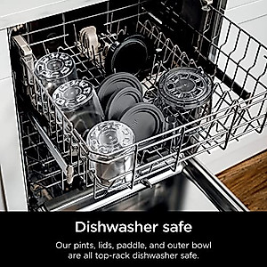 Ninja NC301 CREAMi, Ice Cream, Gelato, Milkshake, Sorbet, and Smoothie Bowl Maker, 7 One-Touch Programs, Silver (Renewed)