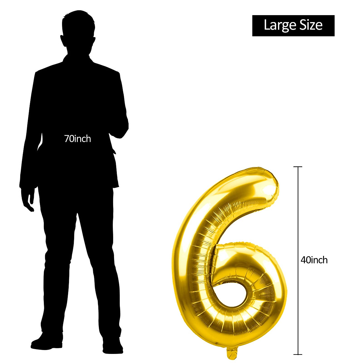 Zirtorei 60th Birthday Balloon Banner Decorations for Men Women, Gold Made in 1964 Balloon Happy 60 Birthday Sign Party Supplies, Sixty Year Old Birthday Photo Props Background Decor