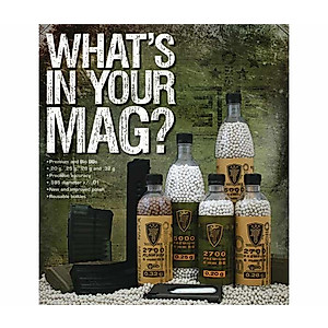 Elite Force Premium 6mm Airsoft BBs Ammo, .20 Gram, 5000 Count