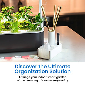 Westfield 3D Solutions Smart Garden Click and Grow Storage Caddy, Stylish 3D Printed Plant Caddy For Plant Pods Storage, A Great Addition for Your Hydroponic Herb Garden Indoor Growing Kit