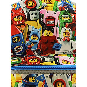 Lego Minifigures Boy's Girl's 16 Inch School Backpack (One Size, Lego Minifigures)