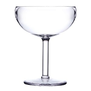 Yanco SM-16-MG Stemware Margarita Glass, 16 oz Capacity, 4.75" Diameter, 6.5" Height, Plastic, Clear Color, Pack of 24
