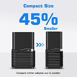 Charger for Dell Laptop, USB-C Type C 65W 45W Watt Power Adapter Replacement for Dell Latitude, Dell XPS, Dell Chromebook, LA65NM190