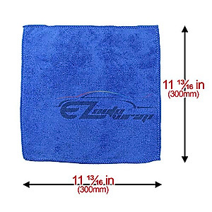 EzAuto Wrap 25Pcs Microfiber Cleaning Cloth Towel Rag Car Polishing Scratch Free Ultra Soft Auto Detailing Multi-Purpose Kitchen