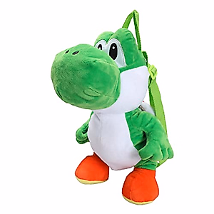 Bioworld Yoshi Super Mario Backpack Plush Bag