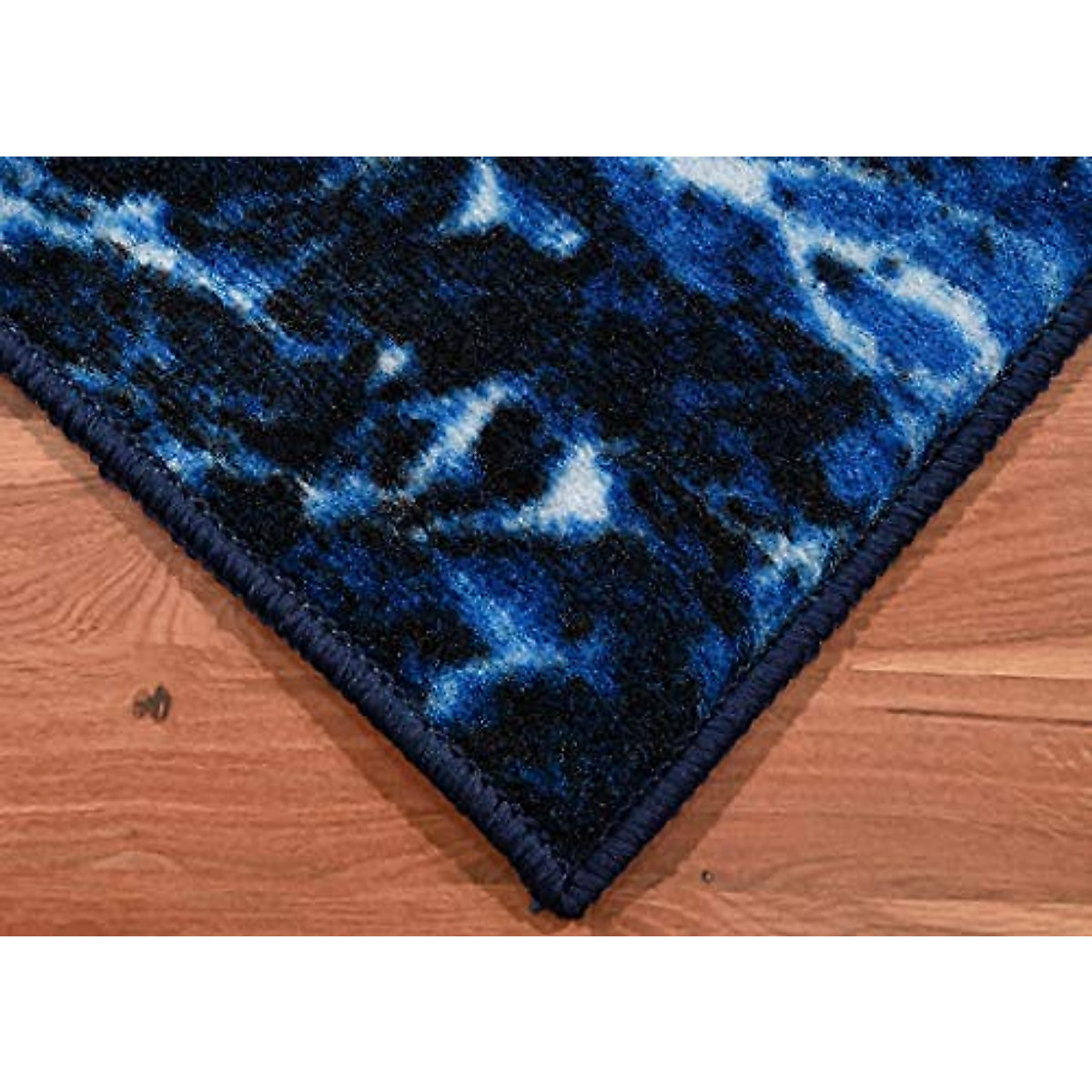 Garland Rug Mossy Oak Elements Aqua Camouflage 6 Ft. X 9 Ft. Area Rug Ideal for Living Rooms & Hallways, Stylish & Durable for High-Traffic Areas