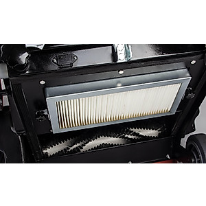 SANITMAX 41.3" Battery-Powered Walk-Behind Industrial Floor Sweeper Machine with Triple Brushes - Cleans up to 64,500 sq ft/hr