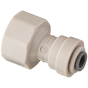 John Guest CI320814S Female Connector, 1/4" x 1/2" BSPP (Pack of 10)