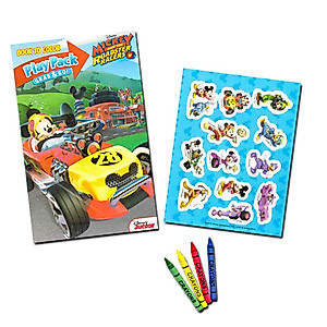 Disney Shop Mickey Mouse Paint with Water Set for Kids Toddlers Bundle ~ Reusable Mess Free Imagine Ink Book with Water Surprise Brush with Mini Coloring Book and Stickers (Water Painting Kit)