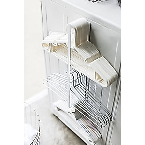 YAMAZAKI Home Magnet Laundry Hanger Storage Rack - Large Hanging Organizer, Steel, Magnetic, No Assembly Req.
