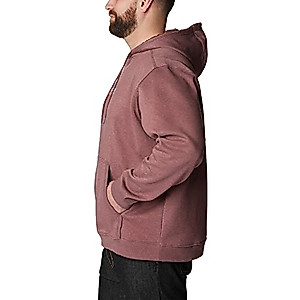 Columbia Men's CSC Basic Logo II Hoodie, Light Raisin Heather/Ripples Graphic, XX-Large