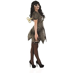 fun shack Womens Doll Halloween Costume, Creepy Doll Costume, Wind Up Doll Costume Women, Halloween Costumes Doll