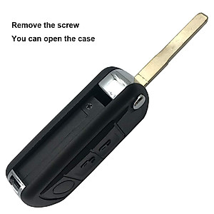 Folding Flip Replacement Key Fob Cover Case fit for Land Rover LR3 Discovery Range Rover Sport Keyless Entry Key Fob Shell