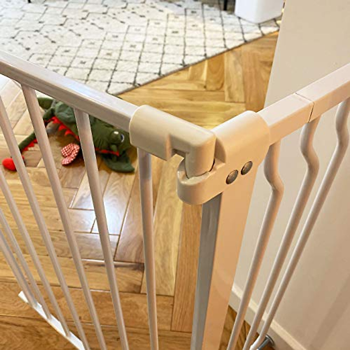 BalanceFrom Easy Walk-Thru Safety Gate for Doorways and Stairways with Auto-Close/Hold-Open Features, Multiple Sizes