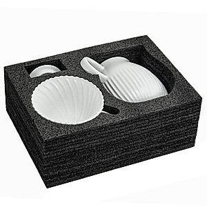 D'ORAMIE Pour Over Coffee Dripper Set ，Maker Ceramic Slow Brewing Coffee Set for Home, Cafe Restaurants Homewarming Gift Easy Manual Brew Maker Gift Strong Flavor Brewer Set