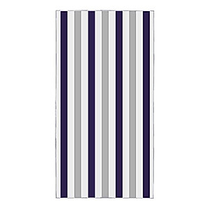 FYY Beach Towel, Microfiber Beach Towel 60" x 30", Super Absorbent, Quick Dry, Sand Free Thick Pool Towel for Swimming, Beach, Travel, Camping, Ideal Gift for Women Men, Mom Dad, Kids, Friend Stripe