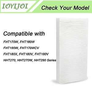 4 Pack Filter Replacement for FRF102B, Compatible with Filter U HRF201B Compatible with HHT270, HHT290 Series