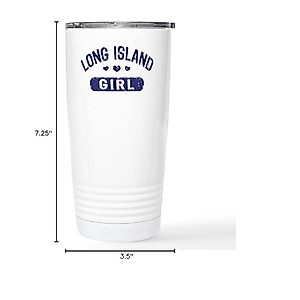 CafePress Long Island Girl Stainless Steel Travel Mug 20 oz. Insulated Stainless Steel Coffee Tumbler
