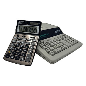 Monroe Systems for Business 6120X Genuine Monroe 12-Digit Print/Display Business Medium-Duty Calculator, Ivory