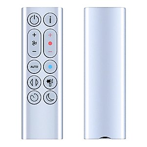 New Replacement Remote Control for Dyson HP04 HP05 HP06 HP09 Hot + Cool Purifying Fan/Heater - Silver, Without Magnetic Function