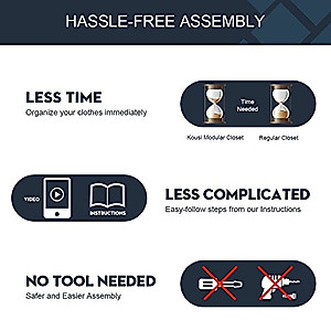 KOUSI Portable Storage Cube - 14"x14" Cube (25 Cubes) Cube Organizer Cube Storage Shelves Cube Shelf Room Organizer Clothes Storage Cubby Shelving Bookshelf Toy Organizer Cabinet, Transparent White