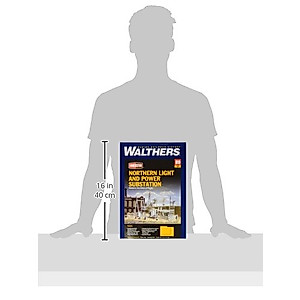 Walthers Cornerstone Series Kit HO Scale Northern Light & Power Substation & Accessories