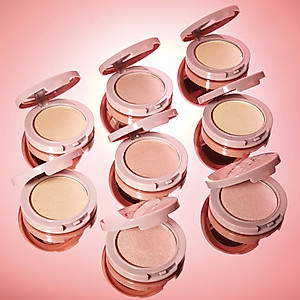 Mally Beauty Positive Radiance Skin Perfecting Highlighter, Liquid-Powder Luminous Formula, Pearlicious Pink
