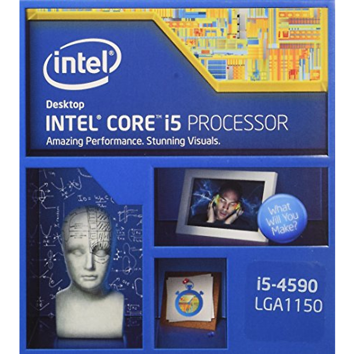 Intel Core i5-4590 BX80646I54590 Processor (6M Cache, 3.3 GHz)