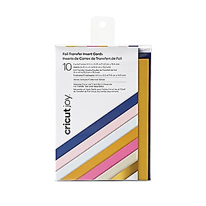 Cricut Joy, Sensei Sampler Foil Transfer Insert Cards,10 Pack