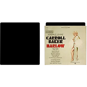 (30) 12" Record Divider Cards - Lesser Cut - Black, Economical 30mil - 12" x 13 1/8" - #12NS13BK30