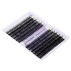 Individual Cluster Lashes 30D/40D Mixed Natural Eyelash Clusters C/D Curl 0.07mm Matte Black Soft 12-16mm Mink DIY Individual Eyelashes Cluster Lashes Extension By Wendy Lashes (30/40D-D)