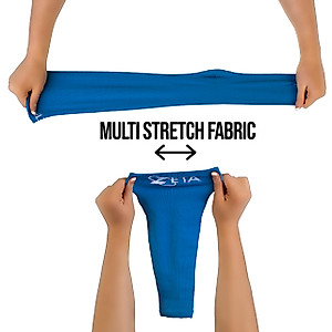 Zeta Wear Plus Size Leg Sleeve Support Socks - The Wide Calf Compression Socks Men and Women Love for Its Amazing Fit, Cotton-Rich Comfort, Compression & Soothing Relief, 1 Pair, 3XL, Blue