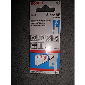 BOSCH Reciprocating Saw Blades .5" X 4"