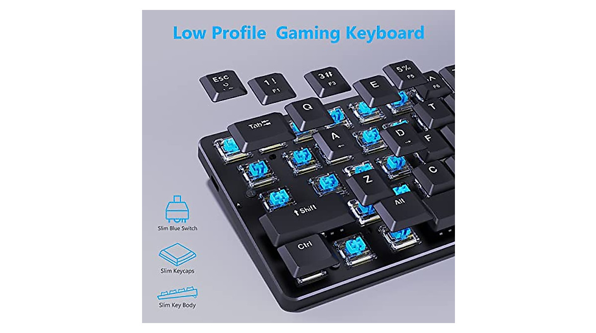 Redragon Mini Mechanical Keyboard - Portable & Stylish