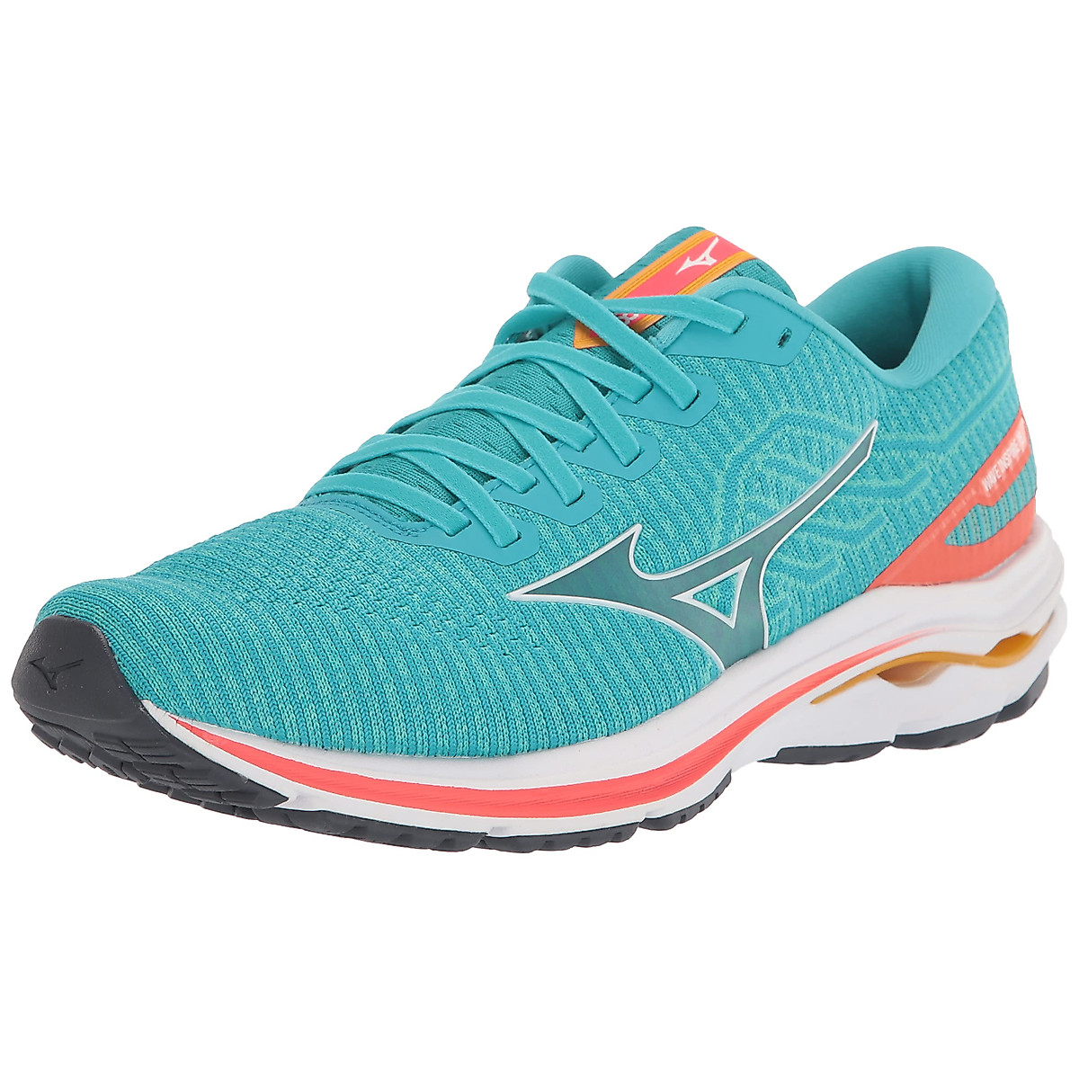 Mizuno Women's Wave Inspire 18 Running Shoe, Turquoise, 8