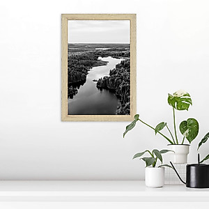 MCS Studio Gallery 12x18 Picture Frame Natural Woodgrain, Rectangle Photo Frame for Photos, Posters & Art Prints (1-Pack)