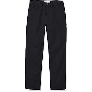 Amazon Essentials Men's Carpenter Jean with Tool Pockets, Black, 34W x 32L