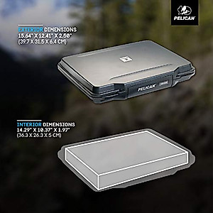 Pelican 1085 Laptop Case With Foam (Black)