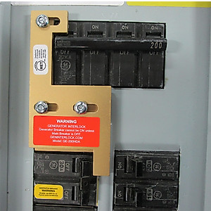 GE-200HDA GE General Electric Generator Interlock Kit for Verticle Main 150 or 200 amp Panel