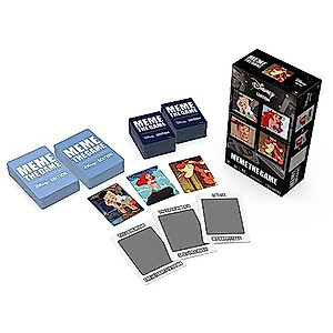 Spin Master Games Meme The Game, Disney Version Funny Cards Family Party Travel Activity, for Adults and Kids Ages 8 & Up