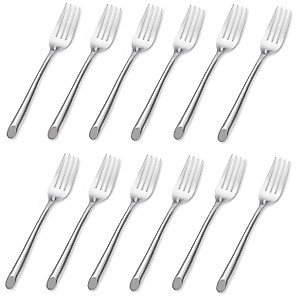Towle Living Wave Stainless Steel Dinner Fork (Set of Twelve)