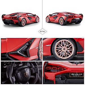 RASTAR RC Car Lamborghini Sián FKP 37 1/14 Remote Control Car, Lamborghini Toy Rc Car for Kids Boys6-12 - RED